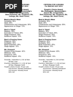 Pageant Program Flow | PDF | Fashion | Clothing