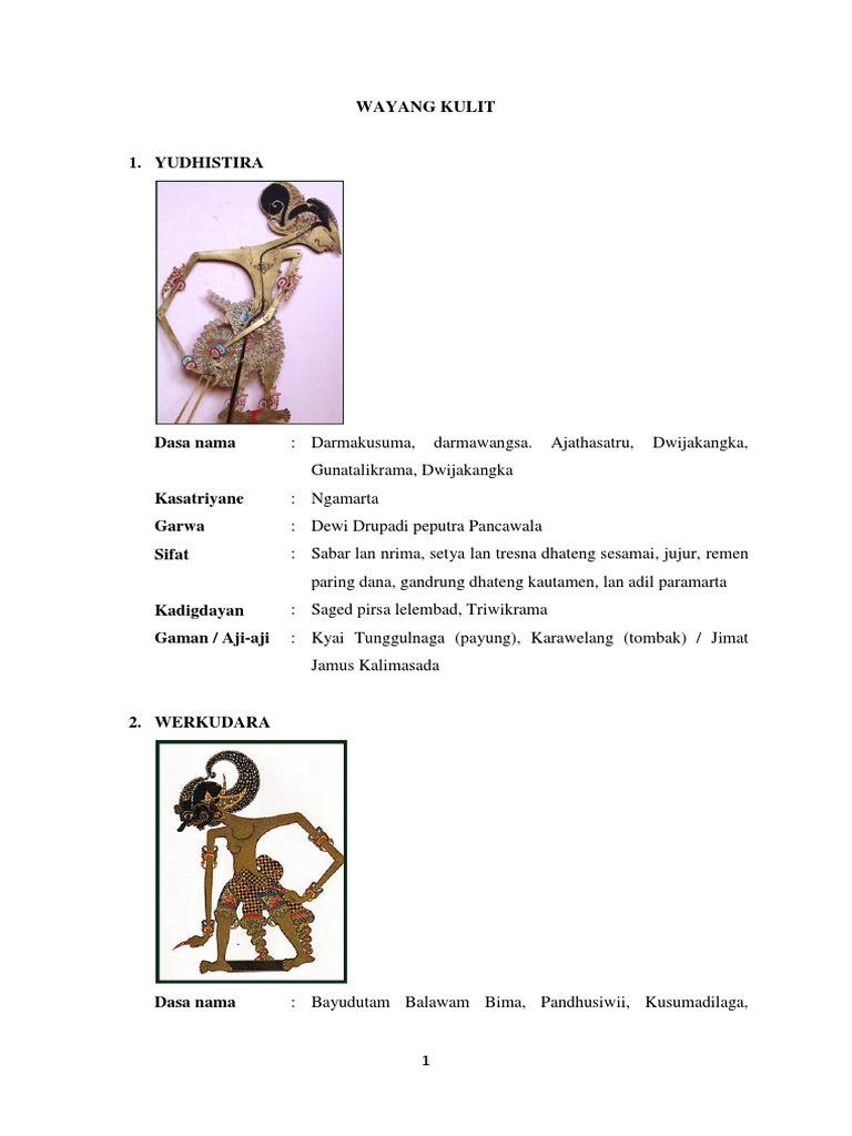 Wayang Kulit | PDF