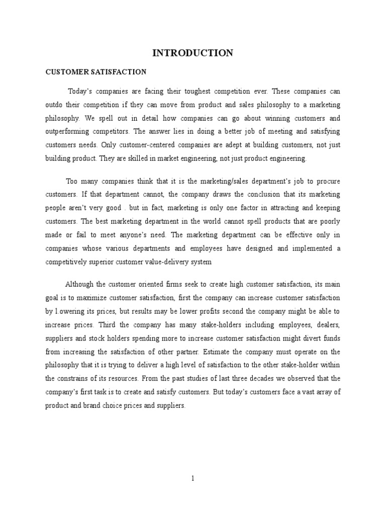 Customer Satisfaction | PDF | Survey Methodology | Statistics