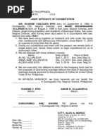 Affidavit of Mechanic Sample | Affidavit | Government Information