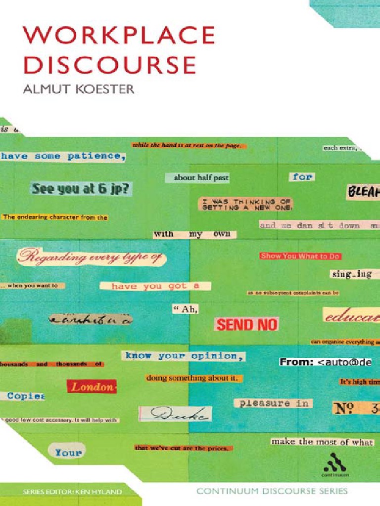 Workplace Discourse Continuum Discourse PDF | PDF | Tone (Linguistics ...