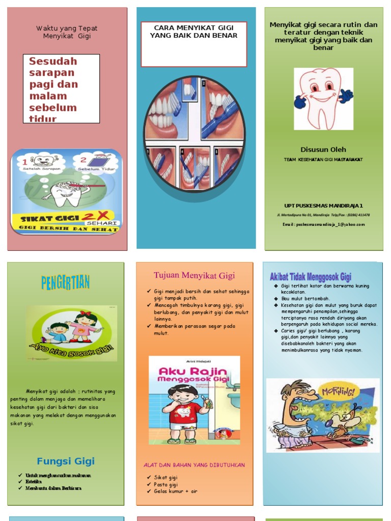 Leaflet MENYIKAT GIGI 1 | PDF