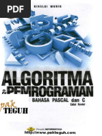 Buku Algoritma Dan Pemrograman | PDF | Metode & Bahan Ajar | Komputer