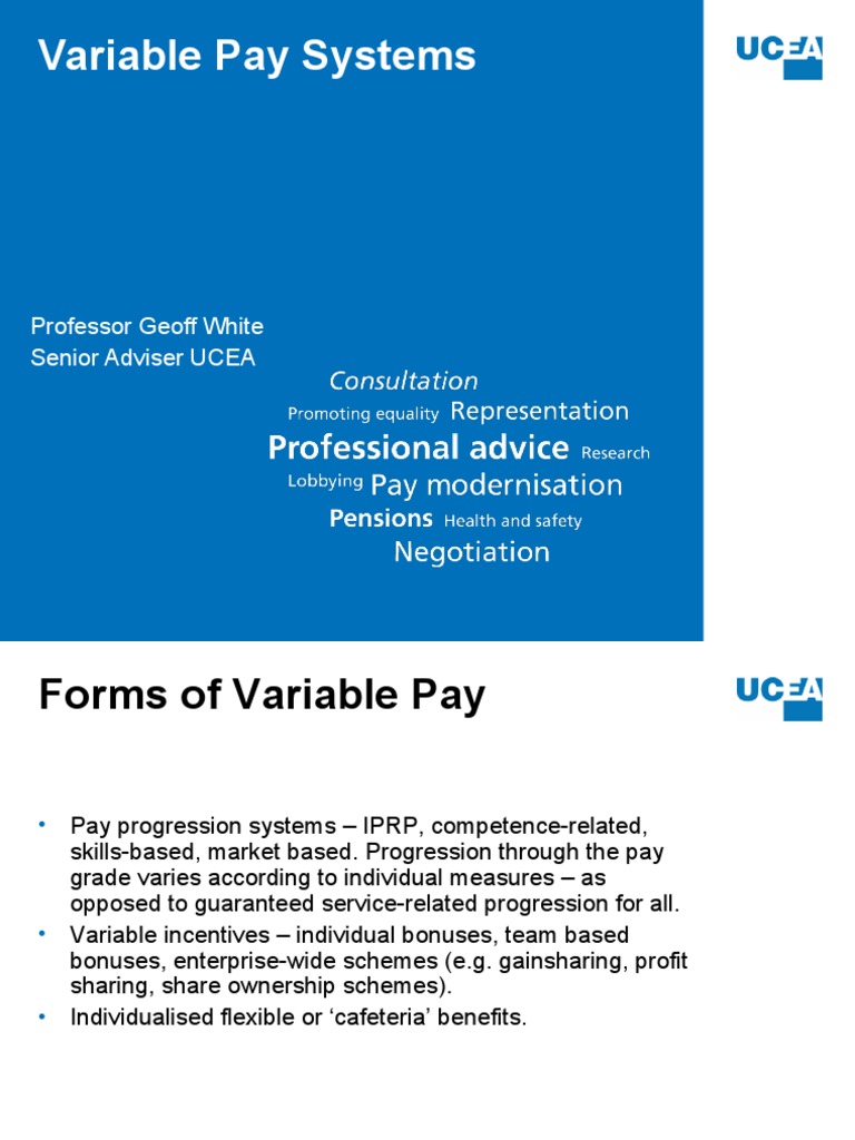 Understanding Variable Pay Systems | PDF | Performance Indicator ...