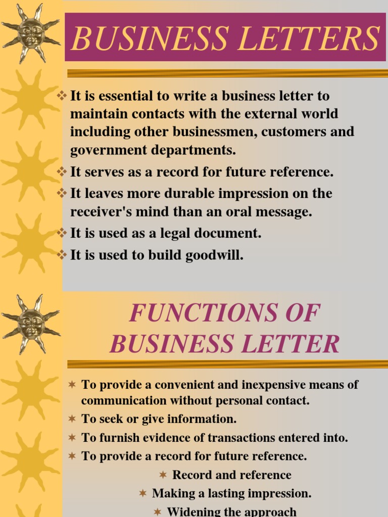 Business Letter | PDF | Paragraph | Written Communication