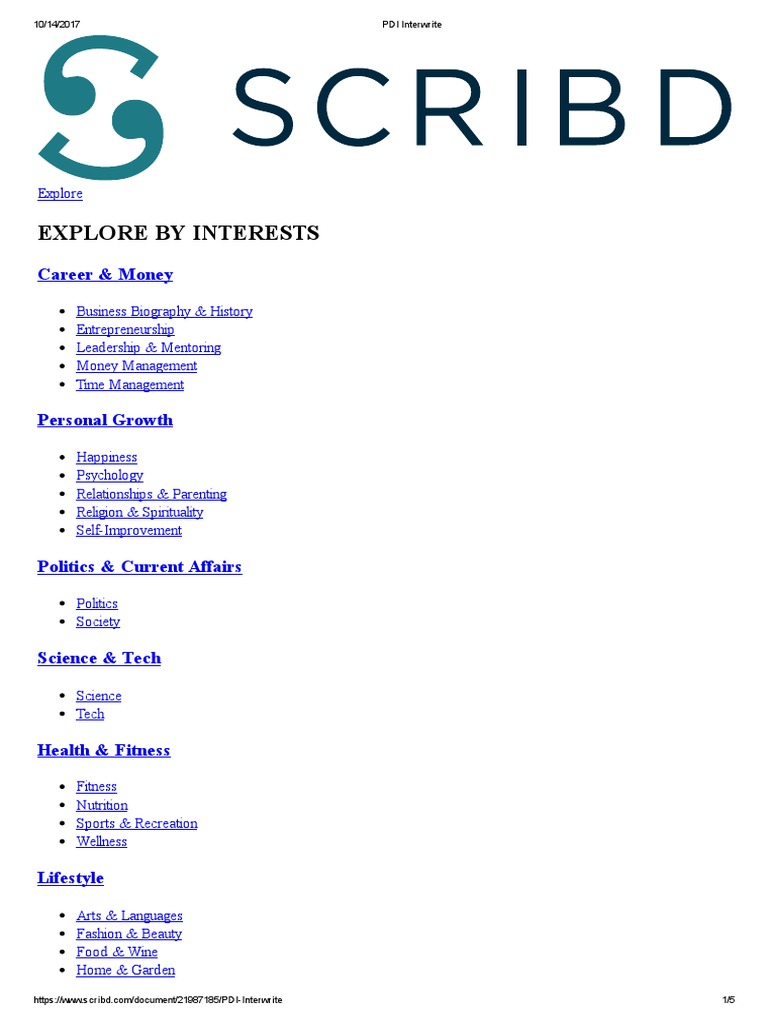 PDI InterwritePDI Interwrite | PDF | Computing | Software