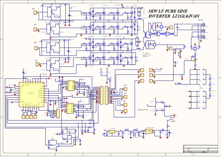 Power Inverter 3kw Schematics | PDF