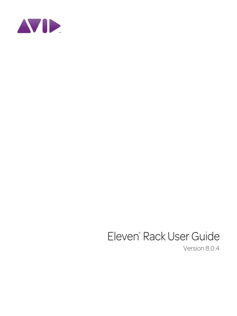 Eleven Rack User Guide PDF | PDF | Amplifier | Microphone