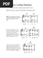 Four-Part Harmony Writing Guidelines | PDF | Chord (Music) | Interval ...