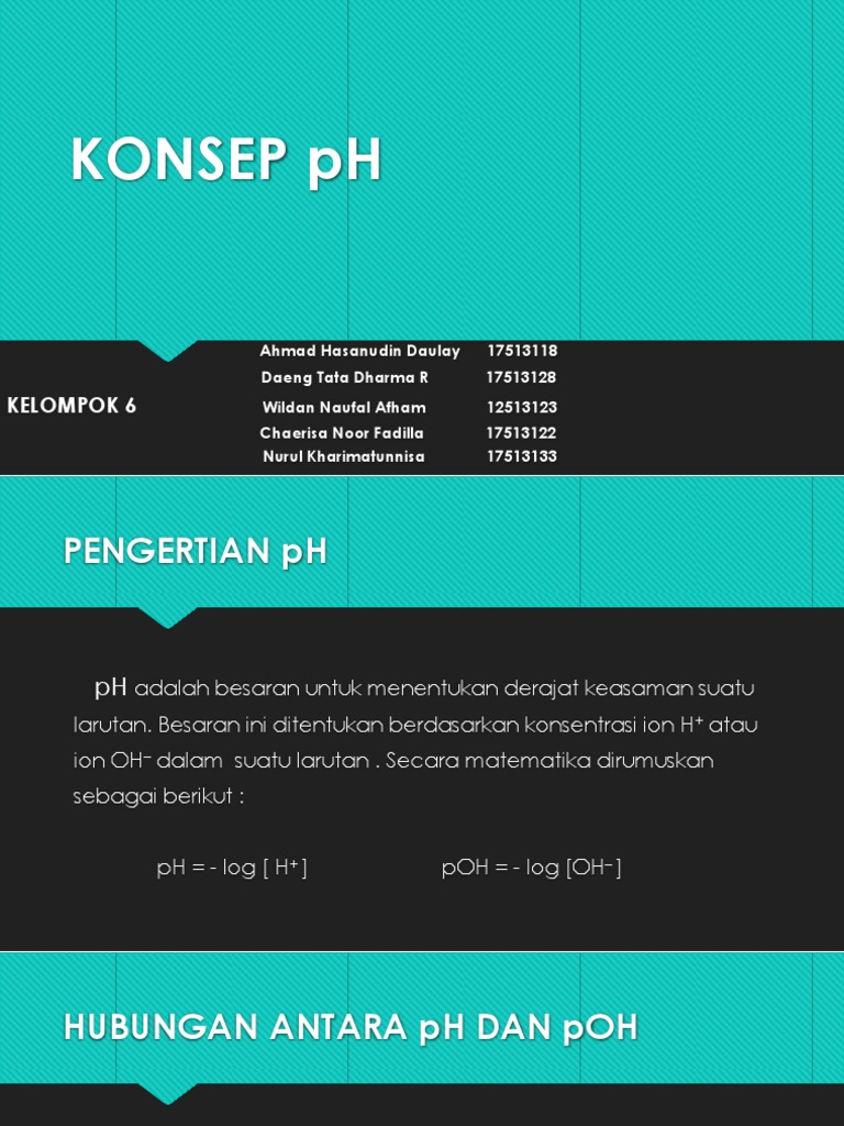 KONSEP PH | PDF