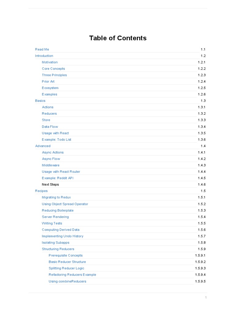 Redux Documentation 2017 10 11 Pdf Java Script Application Programming Interface