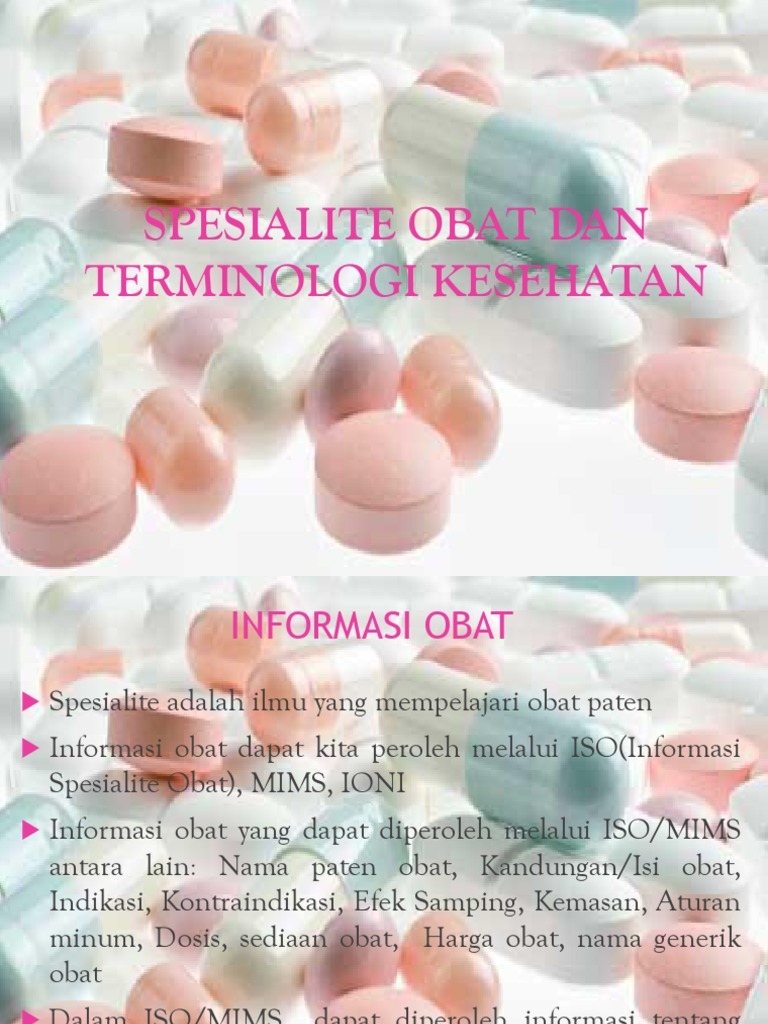 1 Spesialite Obat | PDF