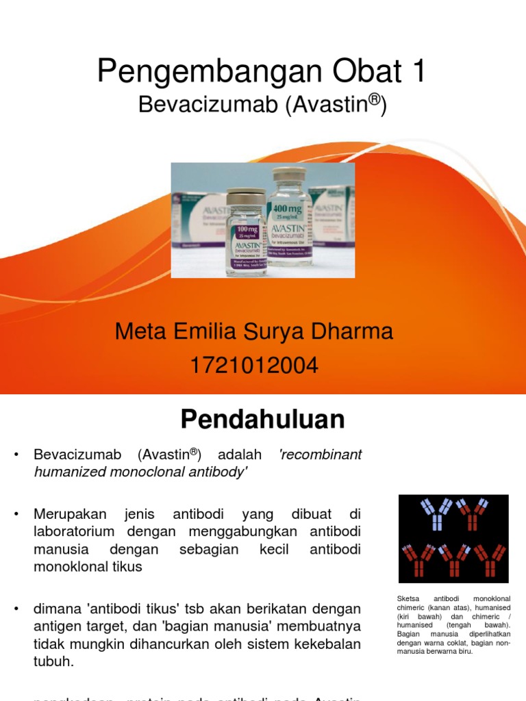 Pengembangan Obat Bevacizumab (Avastin) | PDF