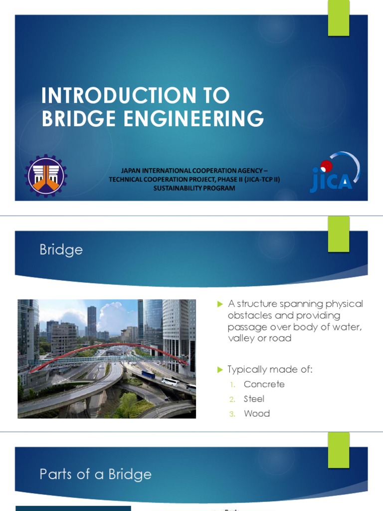 01 Intro To Bridge Engineering | PDF | Bridge | Transport Buildings And ...