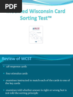 Wisconsin Card Sorting Test (WCST) | PDF | Executive Functions | Psychology