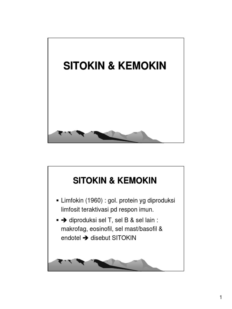 Sitokin & Kemokin | PDF