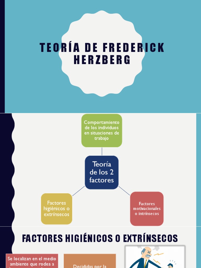 Teoría de Frederick Herzberg | PDF