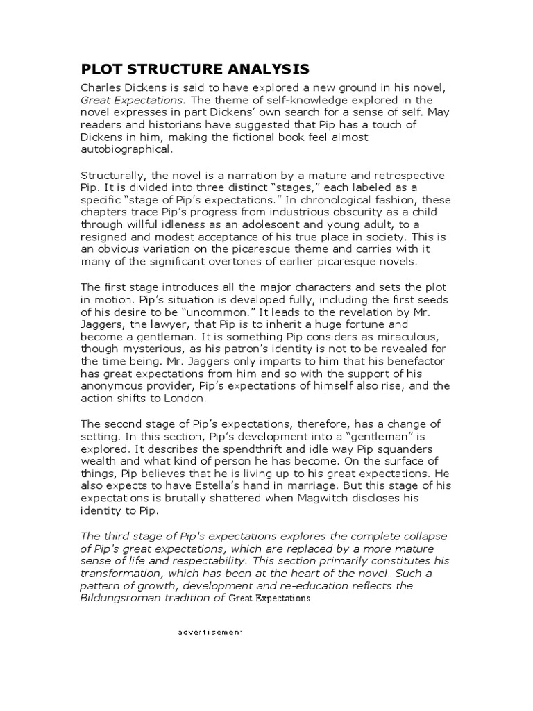 Great Expectations: Plot Structure Analysis | PDF | Great Expectations ...