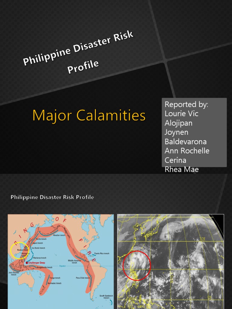 CALAMITIES IN PHILIPPINES | Earthquakes | Tropical Cyclones