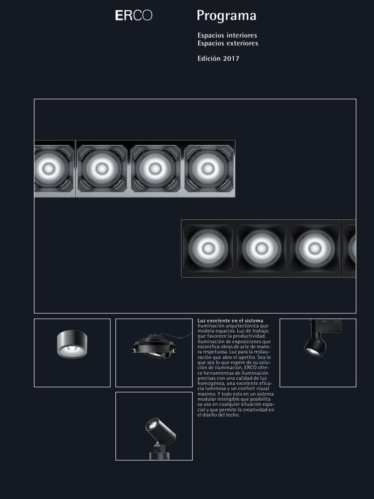 Erco Catalogue 2017 Es | PDF | Diseño | Science