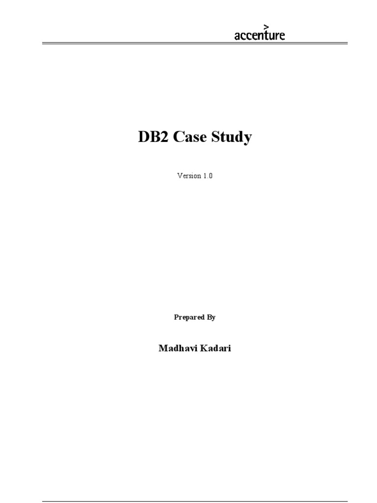 Db2 - Bank Case Study | PDF | Database Index | Data Management Software