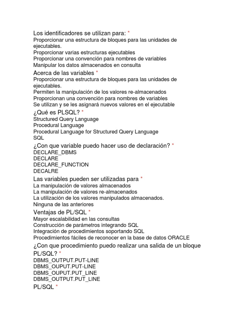 Examen PLSQL | PDF | Pl / Sql | SQL
