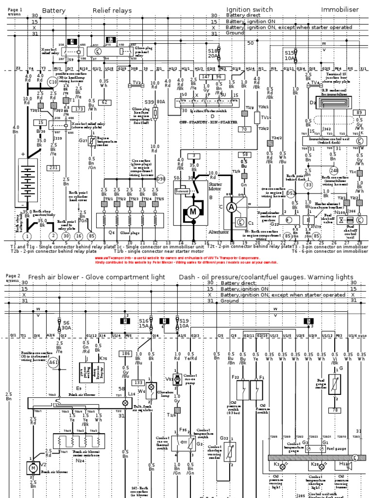 Vw T4 Obd Wiring Diagram