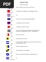 Letter Flags (With ICS Meaning) : International Code of Signals | PDF ...