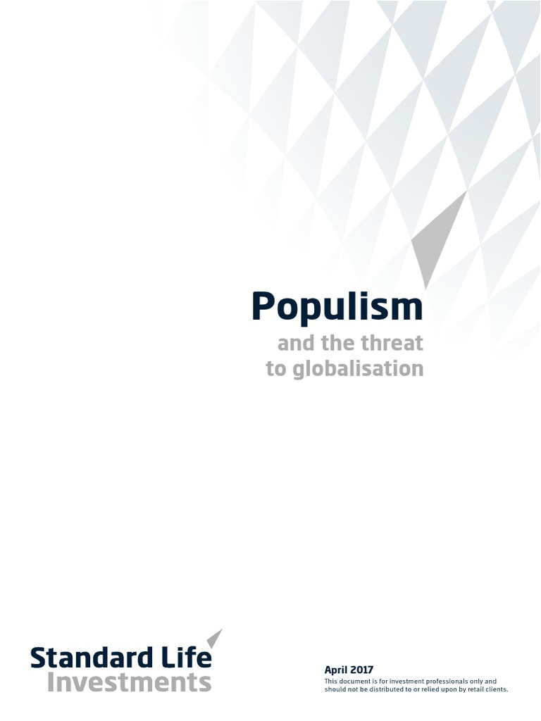 Global Populism Globalisation Paper TCM | PDF | Globalization | World ...