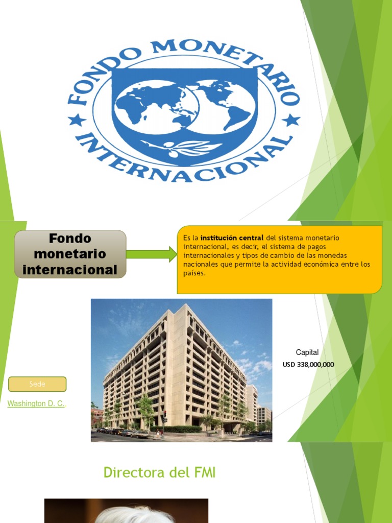 FMI | PDF | Fondo Monetario Internacional | Economias