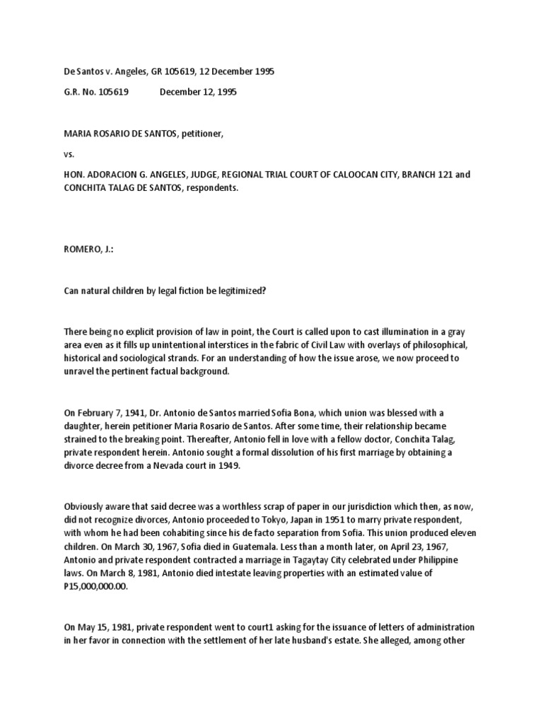 Rights of Legitimate - Legitimated - Illegitimate Children | PDF ...