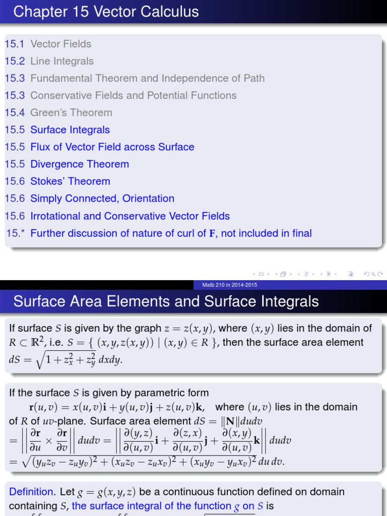 Vector Fields Line Integrals Fundamental Theorem and Independence of Path Conservative Fields ...
