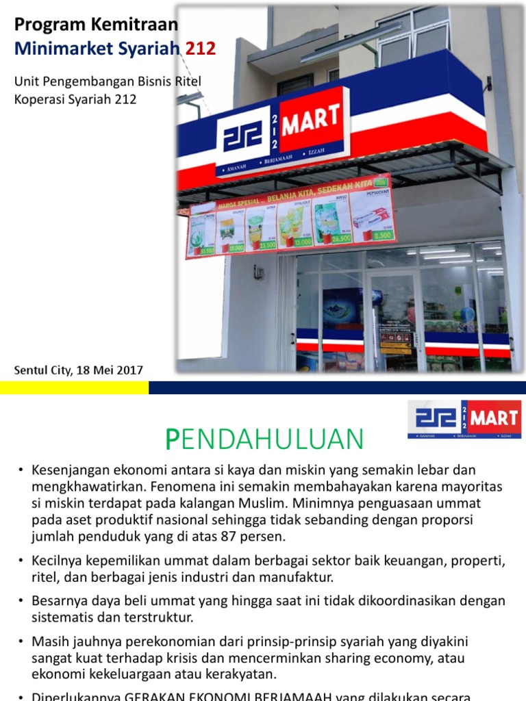 Presentasi 212 Mart, 18 | PDF | Bisnis