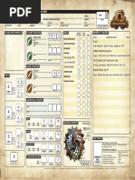 Cortex - Prime - Core Rules - Character - Sheet - (Form-Fillable) | PDF