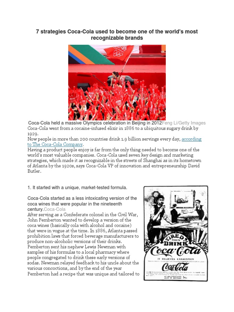 The 7 Strategies that Helped Coca-Cola Become One of the World's Most ...