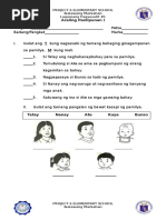 AP Grade 1 Worksheet - 2Q | PDF