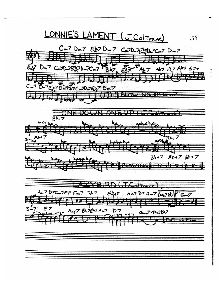 Lonnie's Lament | PDF