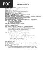 Proiect de Activitate Integrată - Toamna | PDF