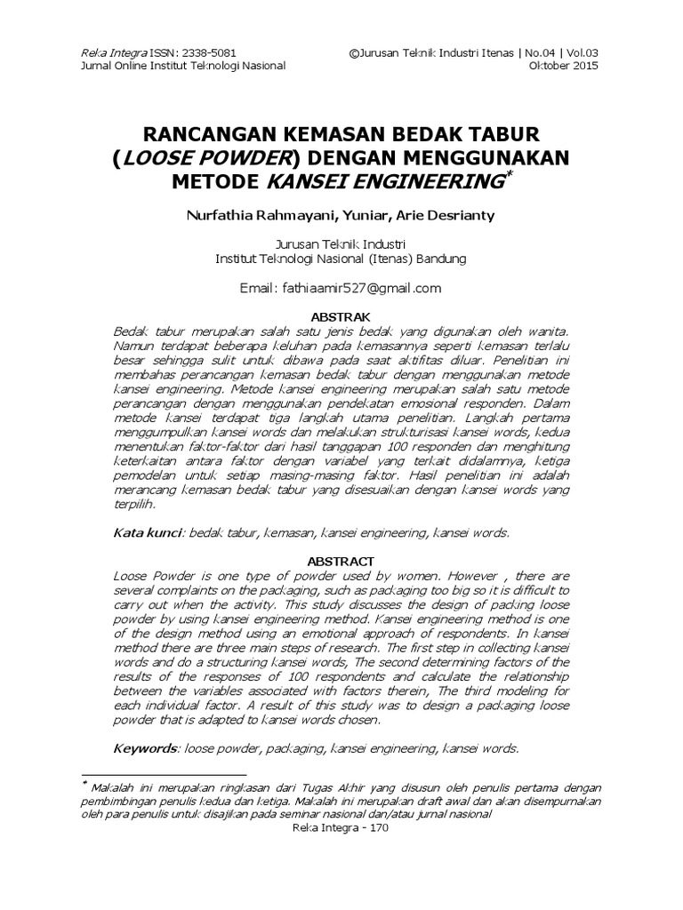 Kansei Engineering | PDF