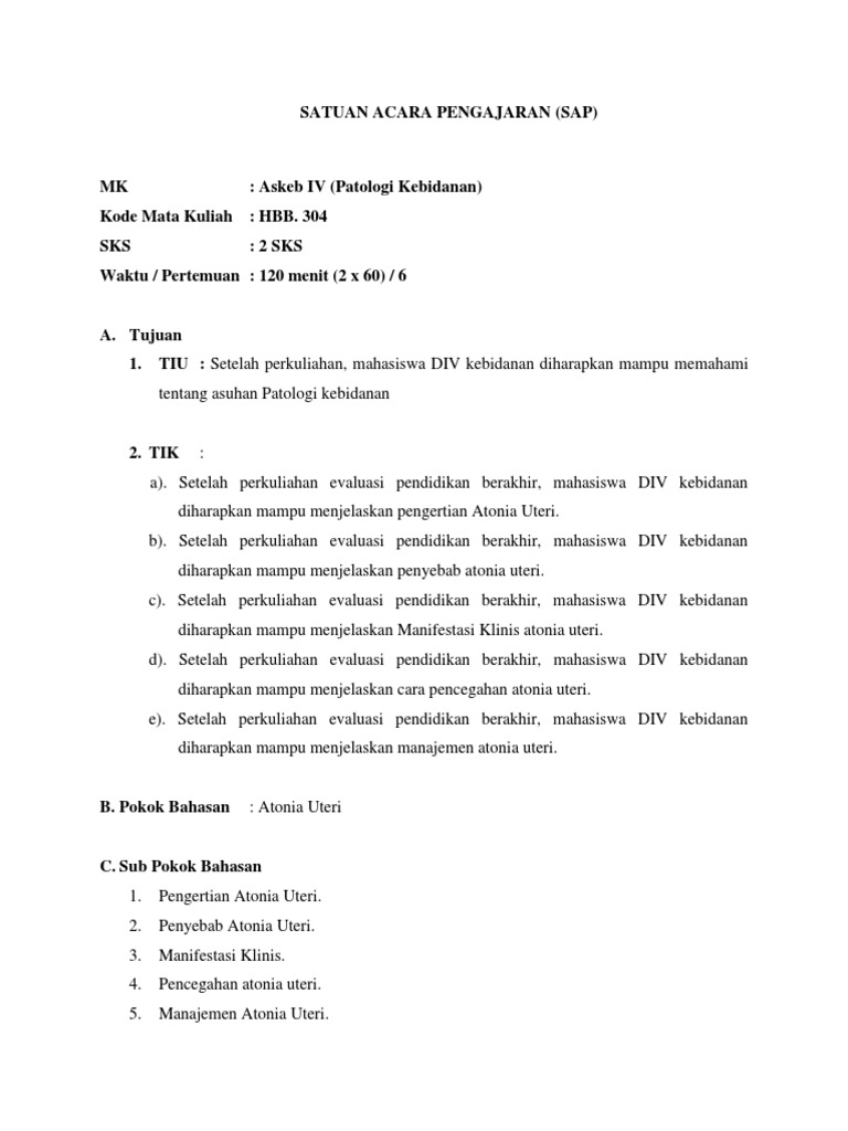 SaP Ujian Micro Teaching | PDF