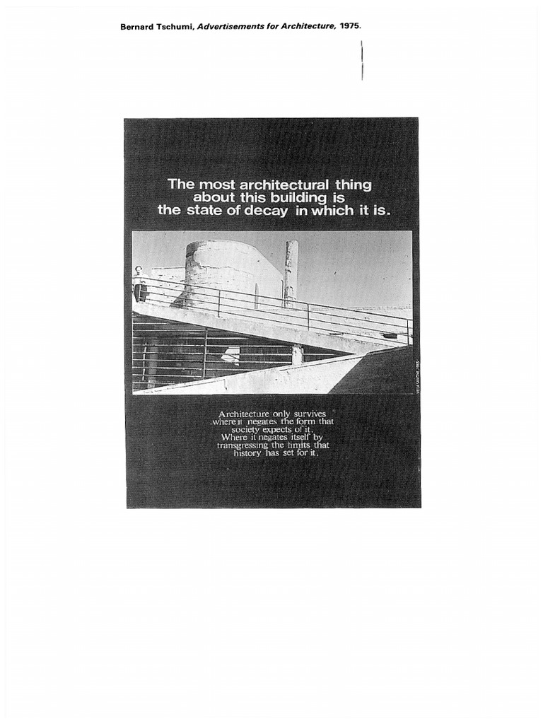 Architecture and Transgression | PDF | Eroticism | Reality