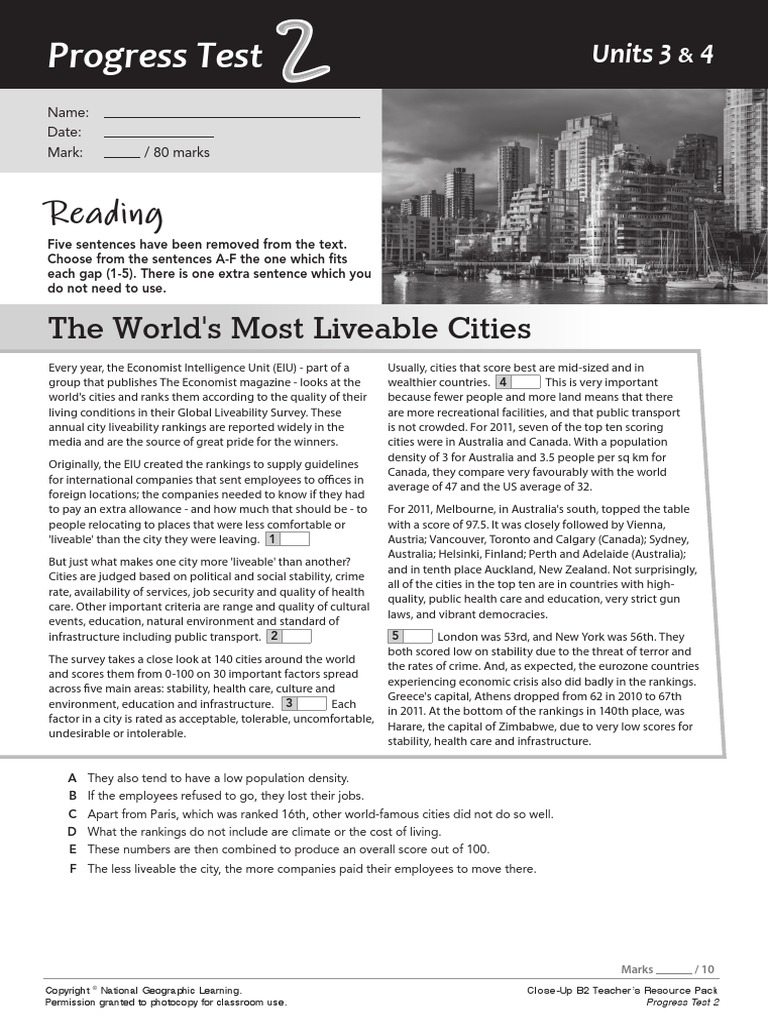 Progress Test 02 PDF | PDF