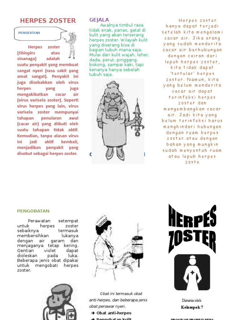 Leaflet Herpes Zoster | PDF