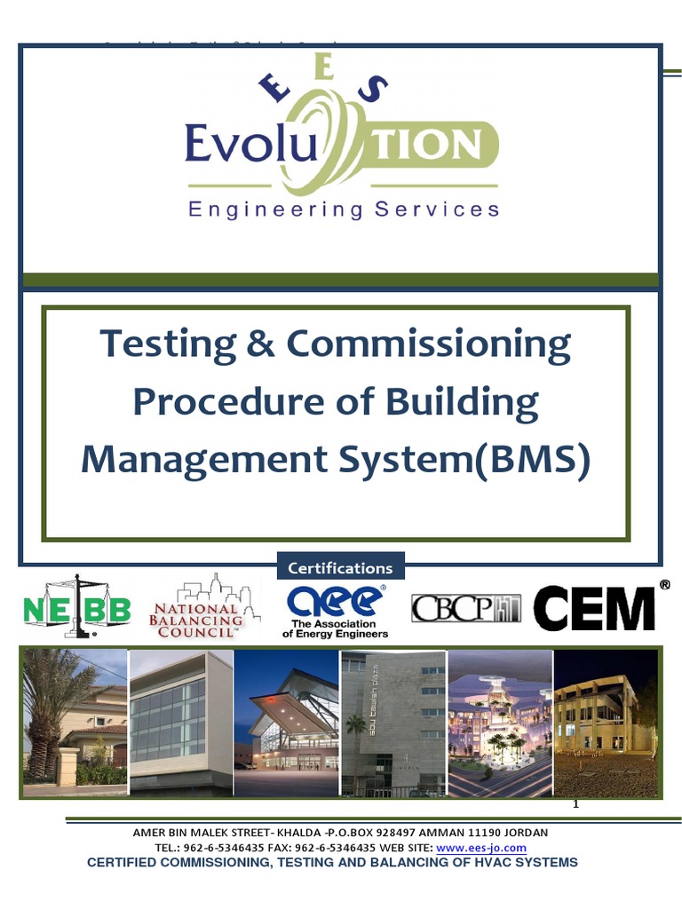 Testing and Commissioning Procedure For Building Management System ...