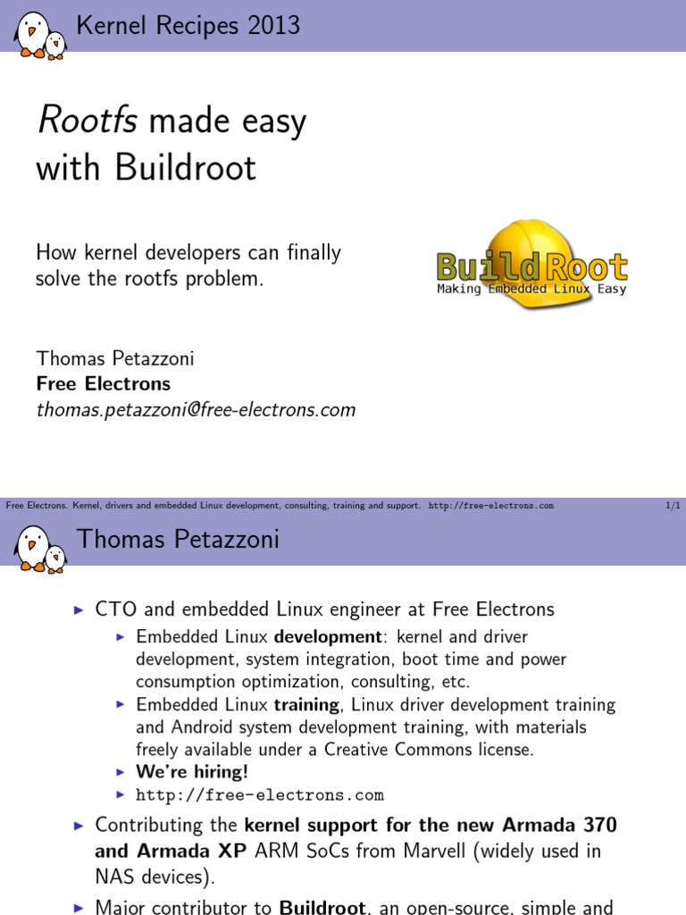 Rootfs Kernel Developer | Download Free PDF | Linux | Embedded System