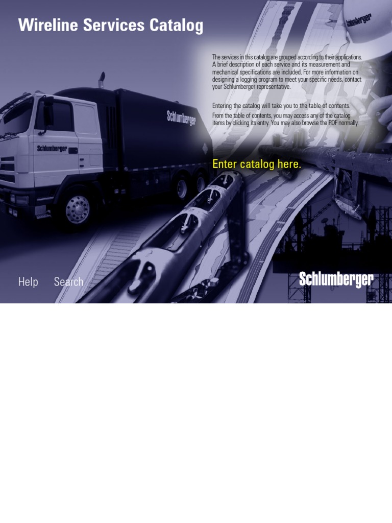 SLB Wireline Services Catalog | Download Free PDF | Transport Layer ...