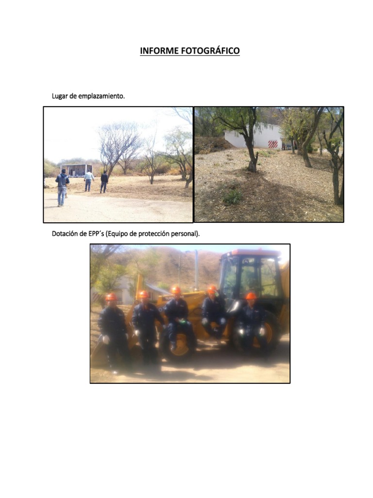 Informe Fotográfico PDF | PDF