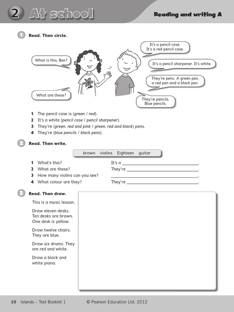 Island1 Unit2 Teachers | PDF | Pencil | Stationery