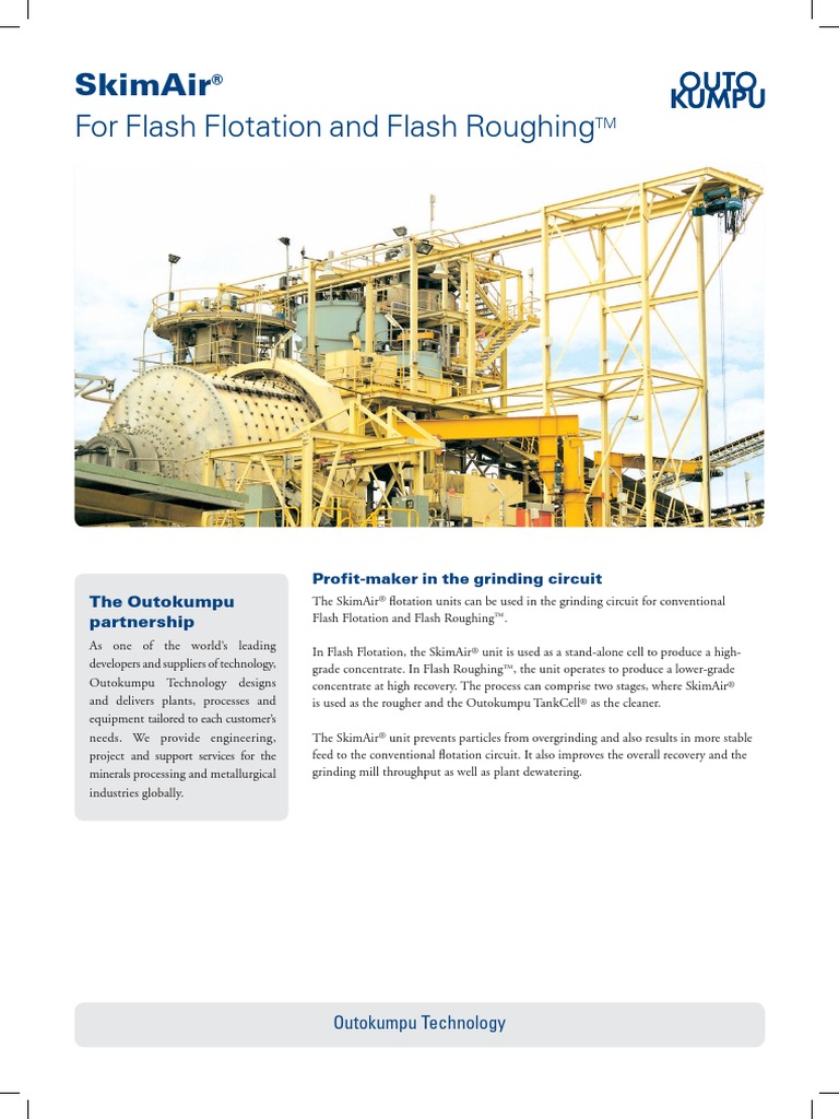 For Flash Flotation and Flash Roughing: Skimair | PDF | Procedural ...