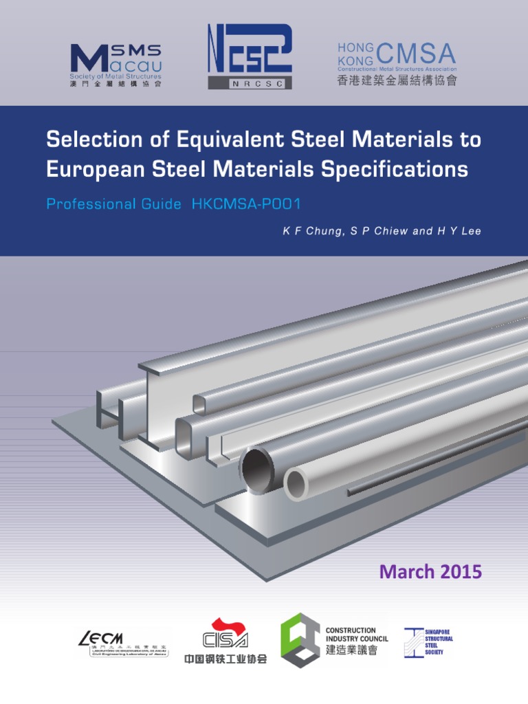 Selection of Equivalent Steel Materials To European Steel Materials ...